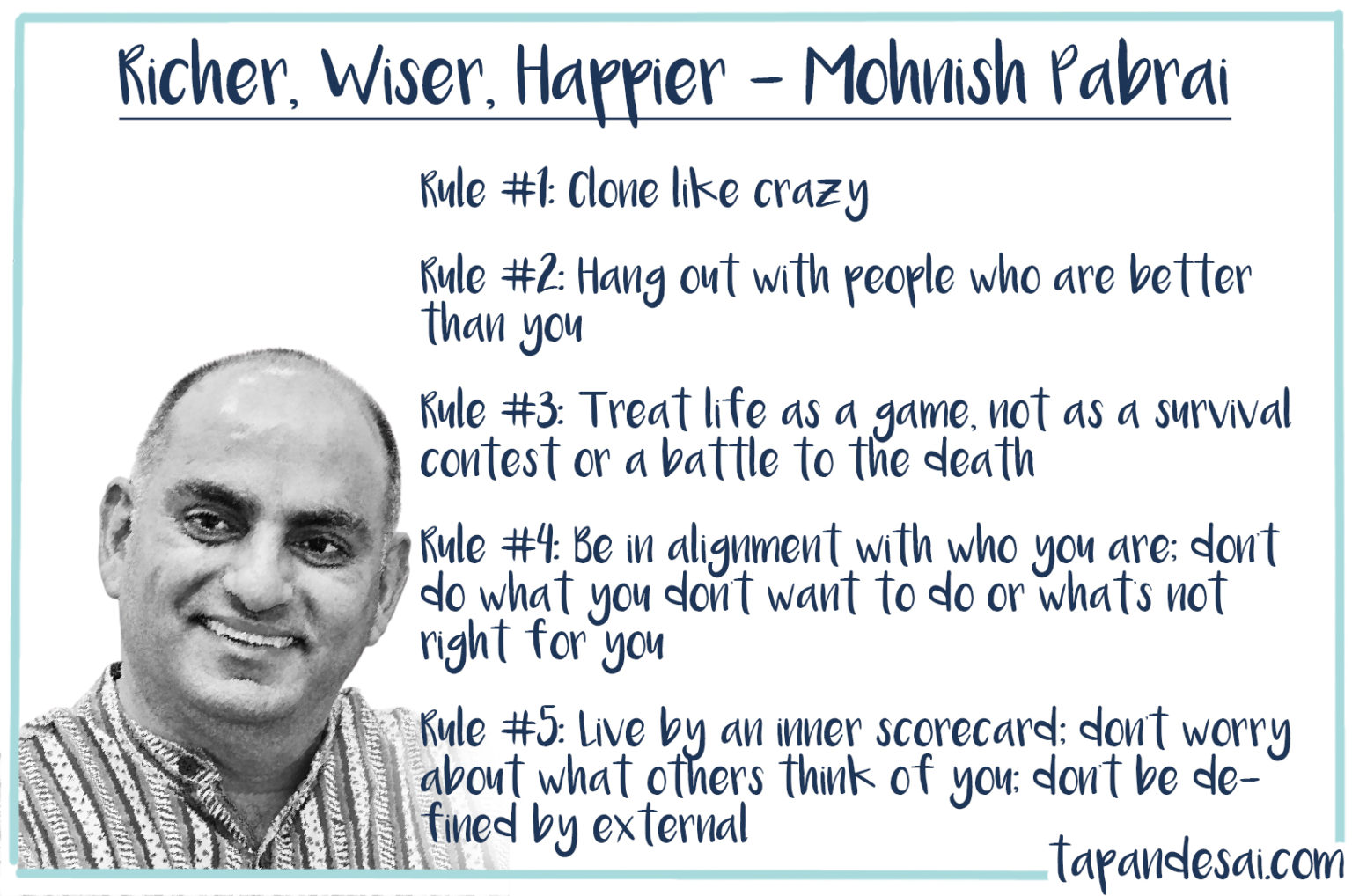 Lessons on Investing (and Life) From Mohnish Pabrai - TAPAN DESAI
